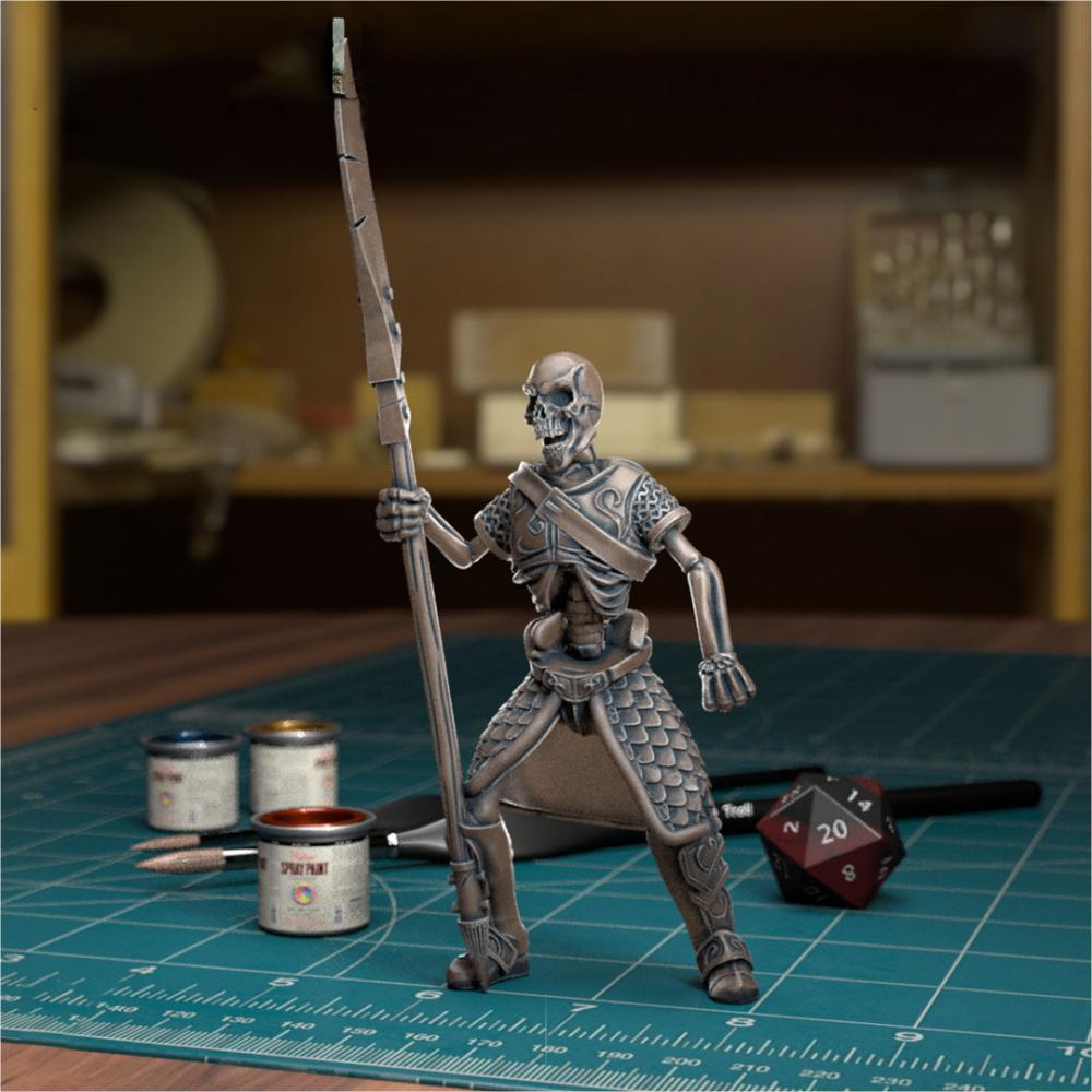 骷髅士兵3d打印模型骷髅士兵3d打印模型stl下载人物3d打印模型 Enjoying3d打印模型网