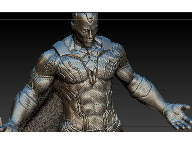 漫威-幻视Marvel Vision 3D打印模型_漫威-幻视Marvel Vision 3D打印模型stl下载_玩具3D打印模型 ...