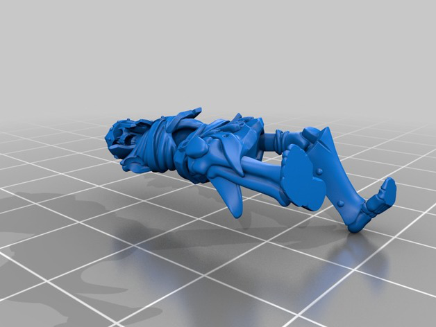 Dnd棋子骷髅战士3d打印模型dnd棋子骷髅战士3d打印模型stl下载动漫游戏3d打印模型 Enjoying3d打印模型网