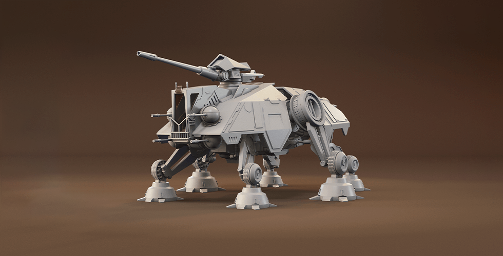 战术强击步行机AT-TE 3D打印模型_战术强击步行机AT-TE 3D打印模型stl下载_动漫游戏3D打印模型-Enjoying3D打印模型网