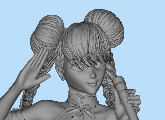 超时空要塞 明美3D打印模型_超时空要塞 明美3D打印模型stl下载_人物3D打印模型-Enjoying3D打印模型网